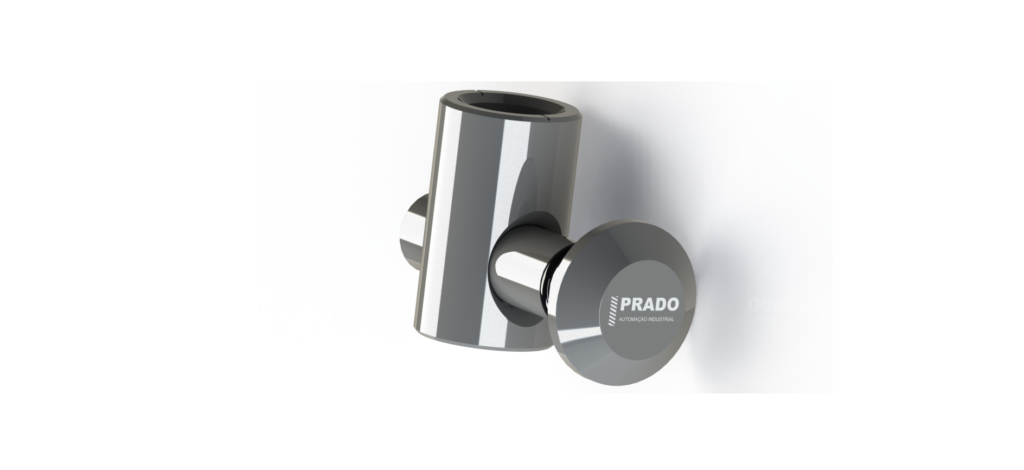 Conector Universal p/ Perfis - Base 45 - Prado Automação Industrial